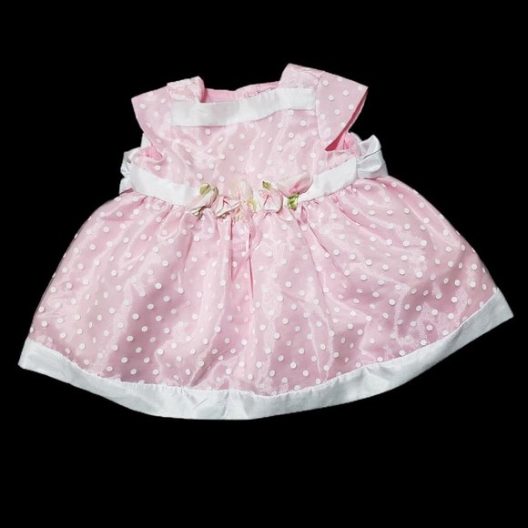 Youngland | Dresses | Youngland Baby Dress 69 Months Pink White Polka ...
